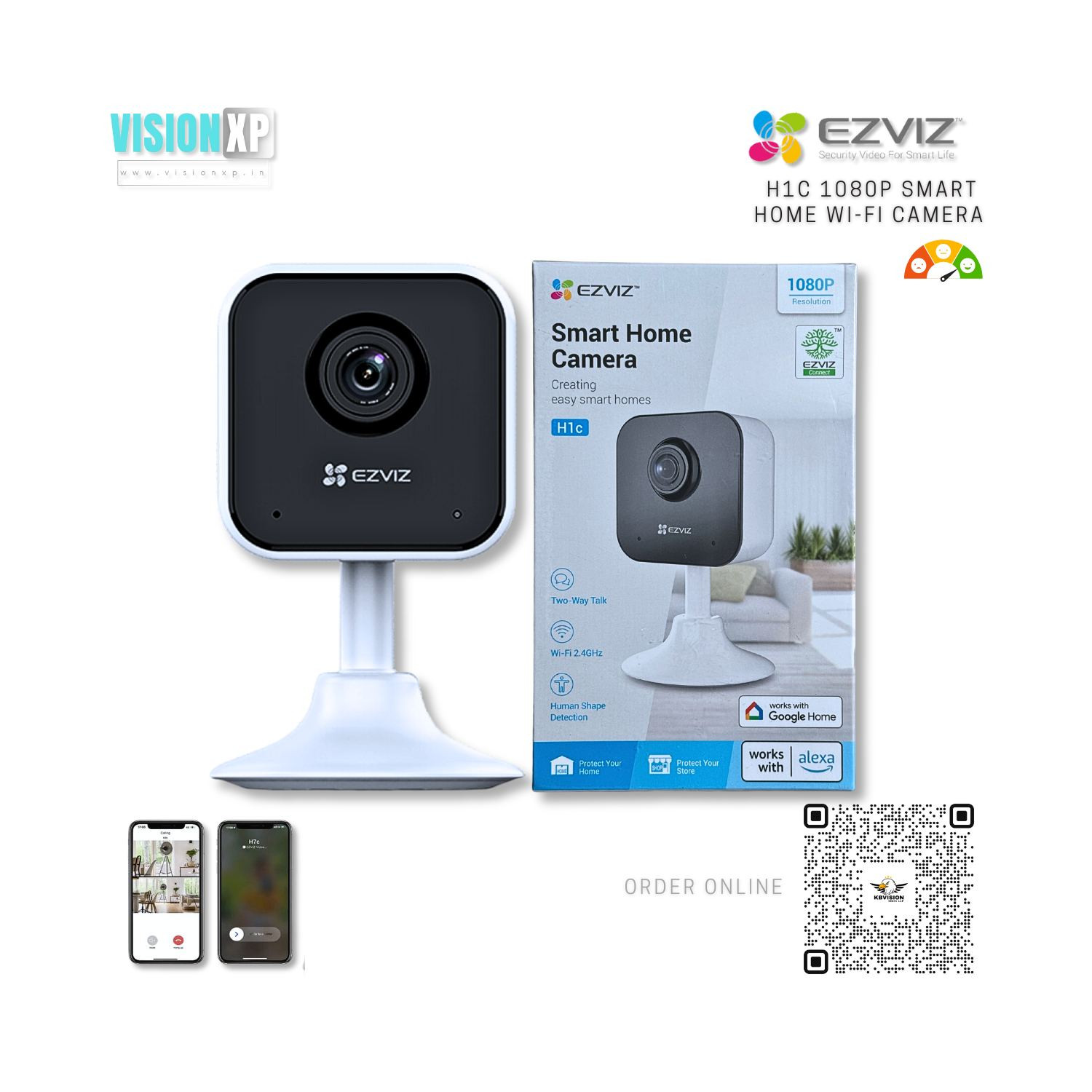 EZVIZ Smart Home Camera (CS-H1C 1080p) – Shop PSS